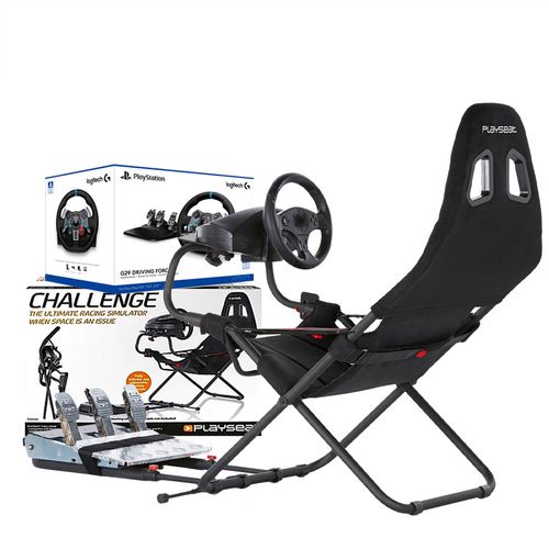 Simulador de carreras playseat Challenge + Timón Logitech G29 PS4/PS5 ...